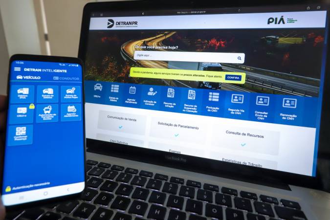Atendimentos online do Detran-PR crescem quase 60% no primeiro ...